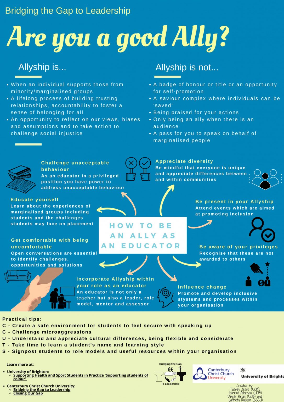 Allyship: A guide - Bridging the Gap to Leadership