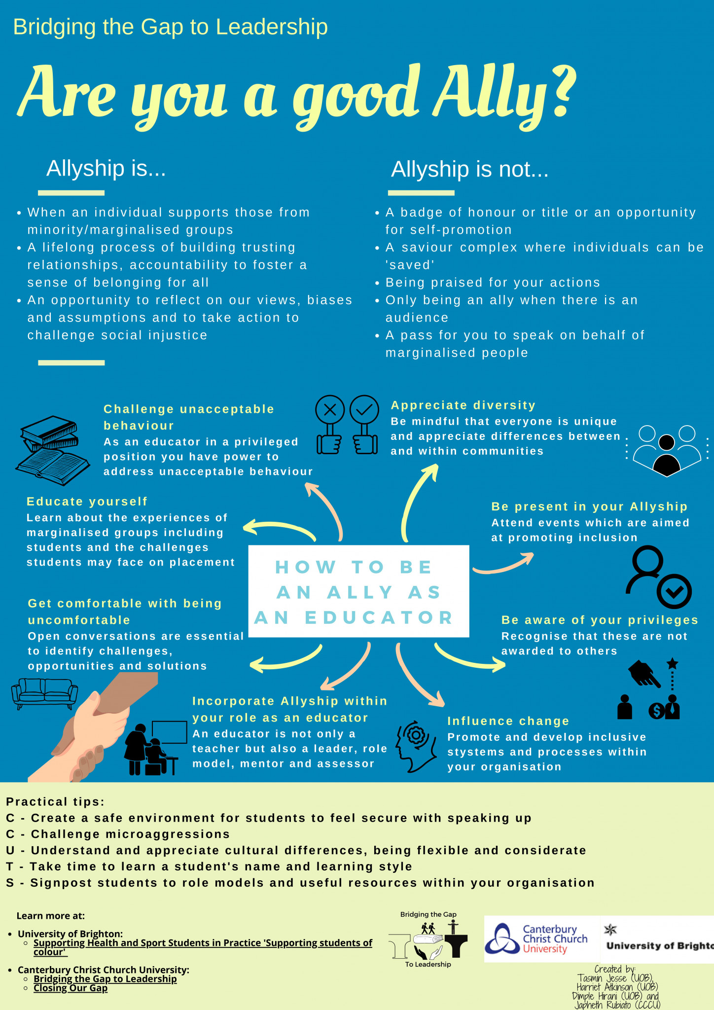 Allyship: A guide - Bridging the Gap to Leadership