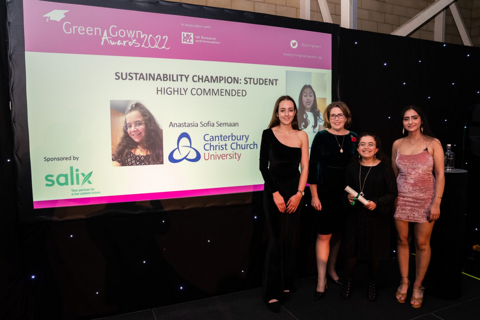 Alumni News: Success at Green Gown Awards - Faculty of Arts, Humanities and Education