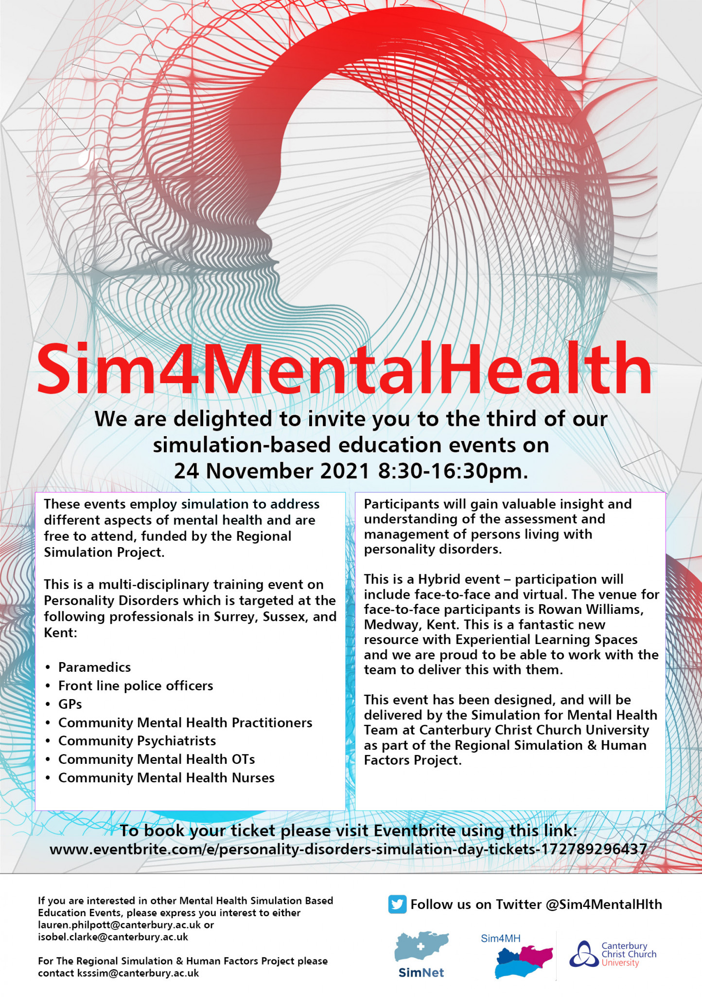 SM4MH Simulation for Mental Health Event Day – Personality Disorders ...