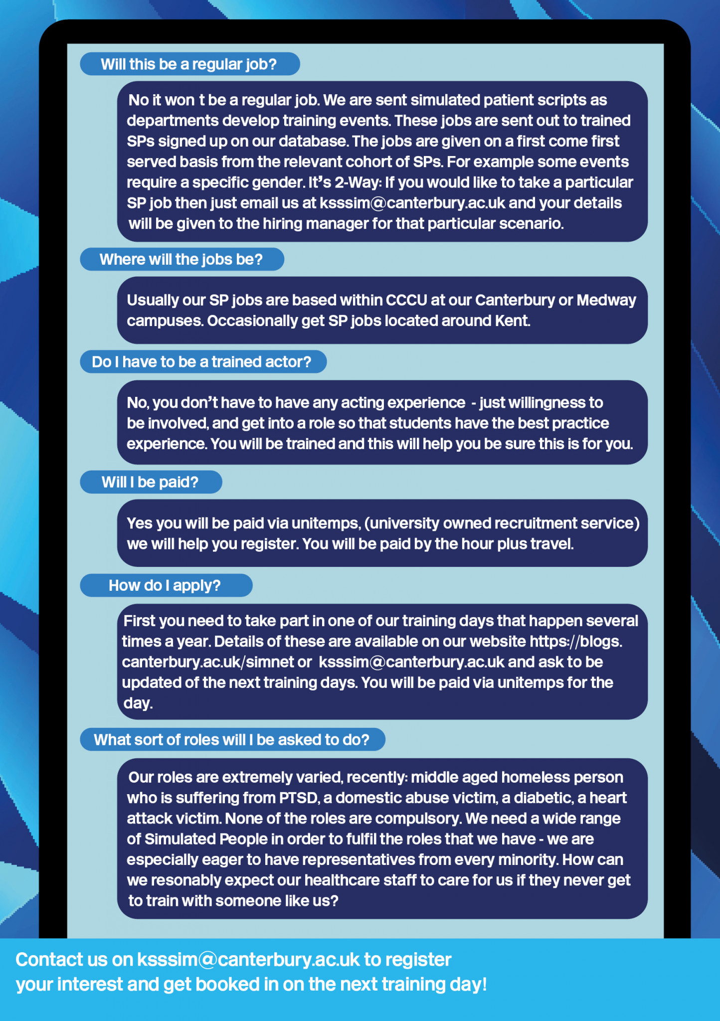 Simulated People - SimNet